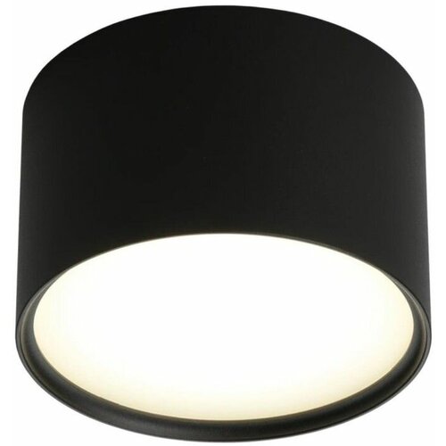 Черный накладной потолочный LED светильник OML-103319-12 Omnilux Abano 12W 3000K