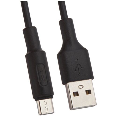 Дата-кабель Hoco X25 Micro USB, черный