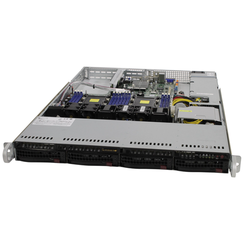 Сервер Supermicro SuperServer 6019P-WT без процессора/без накопителей/количество отсеков 3.5" hot swap: 4/1 x 600 Вт