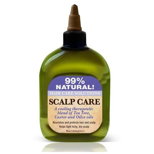 Difeel 99% Natural Hair Care Solutions Scalp Care 99% натуральное масло для волос - забота о коже головы, 75 мл