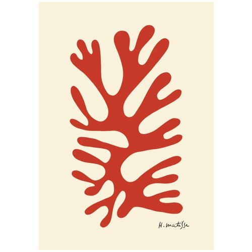 Постер / Плакат / Картина Анри Матисс - Красная веточка 60х90 см в подарочном тубусе