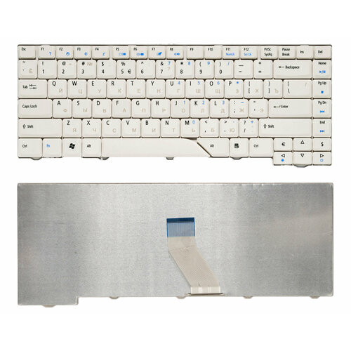 Клавиатура для Acer NSK-AKA0R русская, белая