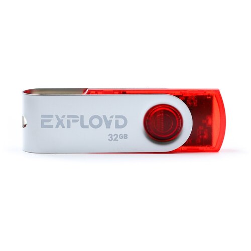 Флешка EXPLOYD 530 32 ГБ, 1 шт., red