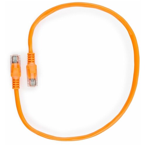 Патч-корд UTP Cablexpert кат.5e, 0.5м, литой, многожильный (оранжевый)