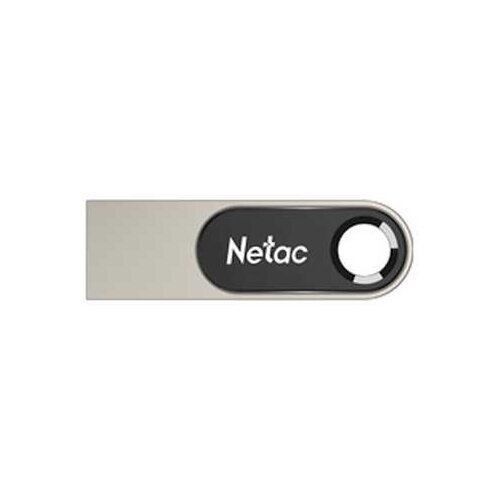 Флешка Netac U278 USB 2.0 64 ГБ, 1 шт., pearl nicel + black