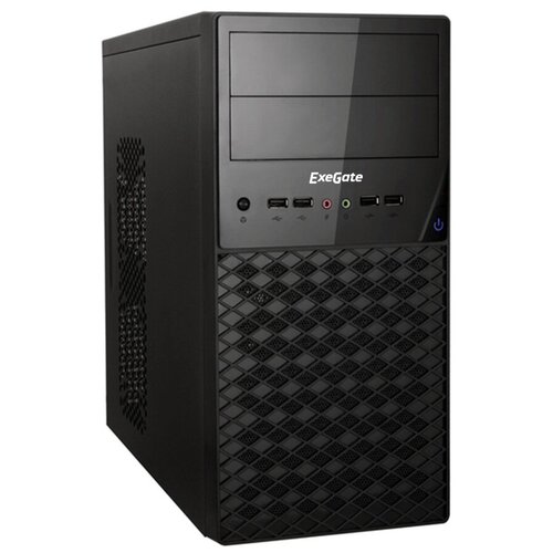 Компьютерный корпус ExeGate QA-413U 600 Вт, черный