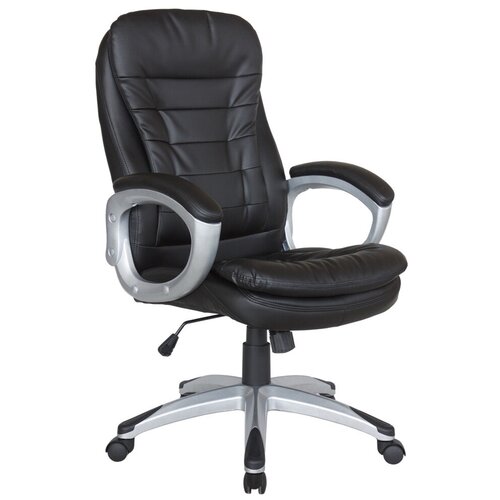 Компьютерное кресло Riva RCH 9110 для руководителя, обивка: искусственная кожа, цвет: черный