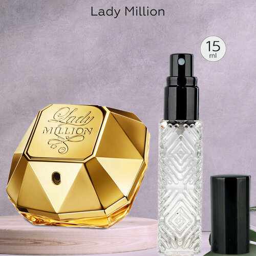 Gratus Parfum Lady Million духи женские масляные 15 мл (спрей) + подарок