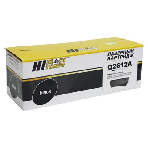 Тонер-картридж Hi-Black Q2612A (12A), черный, для лазерного принтера