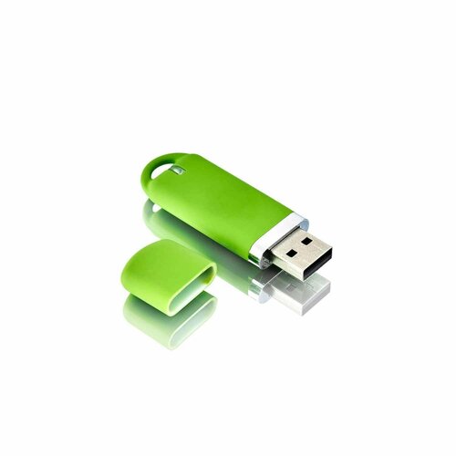Флешка Memo, 128 МB, зеленая, USB 2.0, арт. F34 30шт