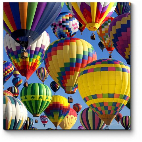 Модульная картина Фестиваль воздушных шаров, Нью Джерси 40x40