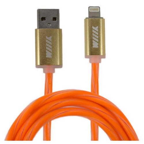Кабель WIIIX USB - Lightning (CBL710-U8-10), 1 м, оранжевый