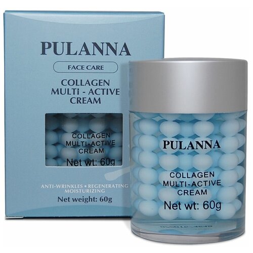 PULANNA Мультиактивный крем для лица с Коллагеном - Collagen Multi Active Cream 60г