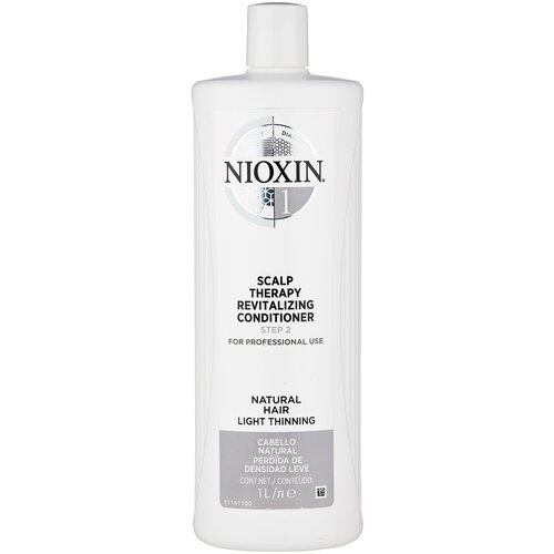 Nioxin кондиционер Scalp Therapy Conditioner System 1 для натуральных волос с тенденцией к источению, 1000 мл