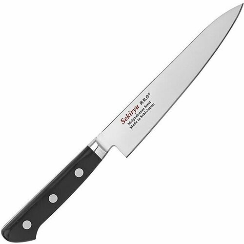Нож кухонный универсальный / Осака Sekiryu / односторонняя заточка, нержавеющая сталь , 26,5 см
