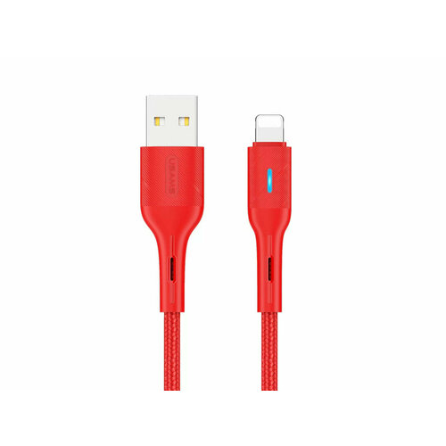 Кабель Usams SJ425 USB - Lightning Smart Power-off 1.2m Red УТ000021077
