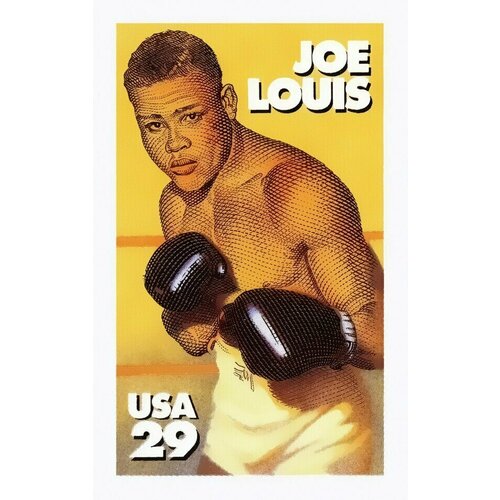 Плакат, постер на бумаге Joe Louis/Джо Луис. Размер 30 на 42 см