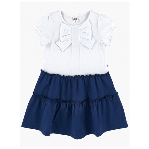 Платье Mini Maxi, размер 92, синий, белый