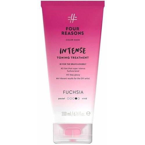 Интенсивно тонирующая маска для волос с прямыми пигментами Four Reasons Color Mask Intense Toning Treatment Фуксия 200 мл