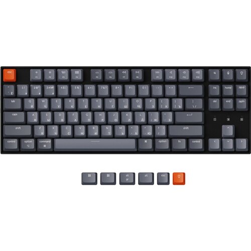 Игровая клавиатура Keychron K8 White LED Gateron Red