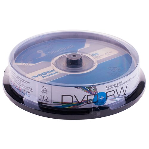Диск DVD+RSmartTrack4.7Gb 4x, 10 шт.