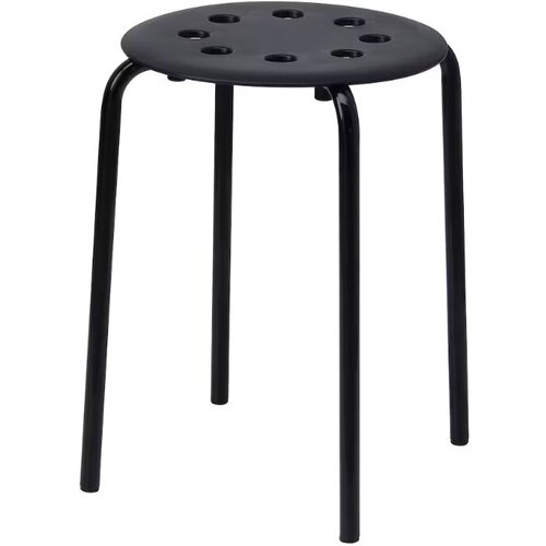 Табурет, черный 45 СМ IKEA MARIUS мариус