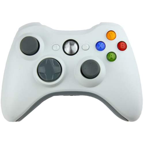 Беспроводной джойстик геймпад MyPads для игровой приставки Microsoft Xbox 360 Wireless Controller белый (NSF-00003)
