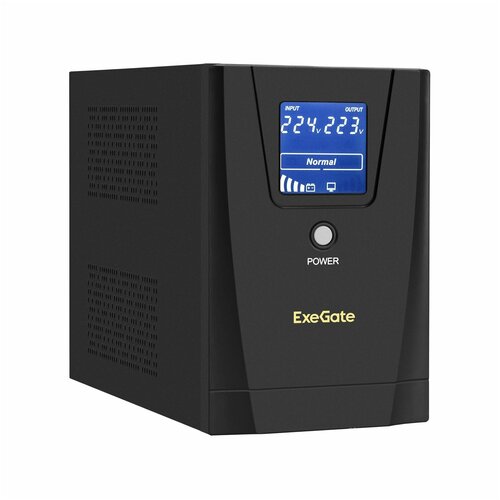 ИБП Exegate SpecialPro Smart LLB-1600. LCD. AVR.2SH.3C13