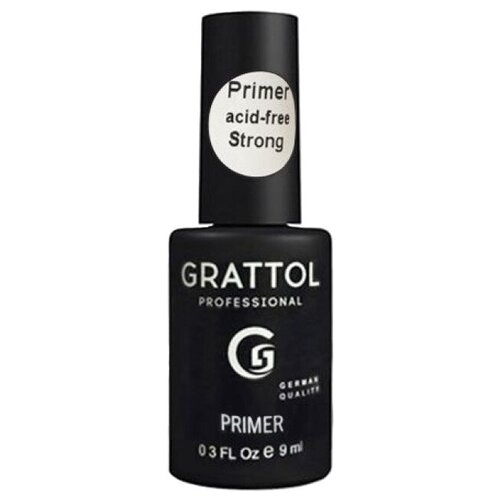 Grattol Праймер для ногтей бескислотный Strong, 9 мл, 40 г