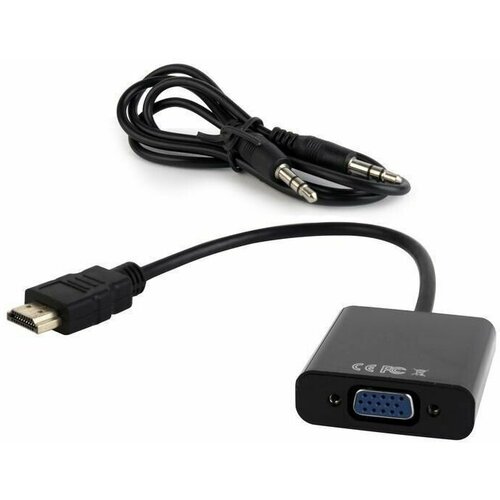 Адаптер Filum HDMI - VGA, 0.15м (FL-A-HM-VGAF-mjack-0.15M)