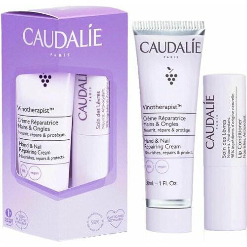 CAUDALIE Набор для ухода за кожей рук и губ Vinotherapist Lip Hand Duo