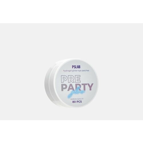 Увлажняющие Глиттер-патчи для области вокруг глаз PSLAB, Pre Party 80 мл