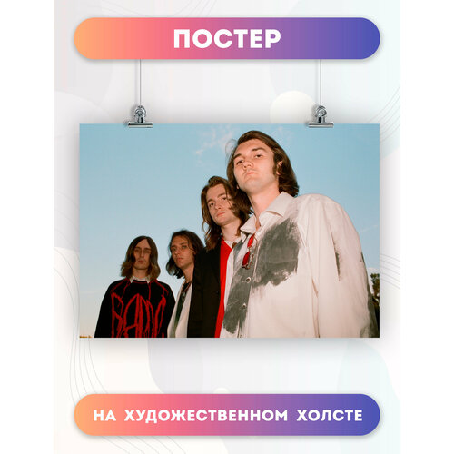 Постер на холсте - Ssshhhiiittt! рок группа (4) 40х60 см