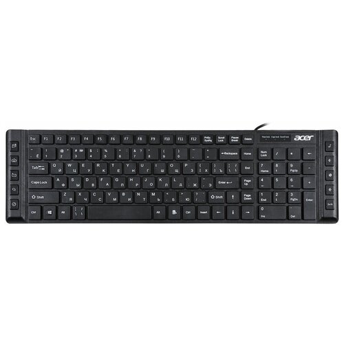 Клавиатура Acer OKW010, USB, черный [zl. kbdee.002]