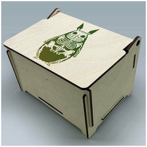 Подарочная коробка шкатулка с крышкой на петлях УФ рисунок размер 16,5x12,5 см аниме Миядзаки - 54