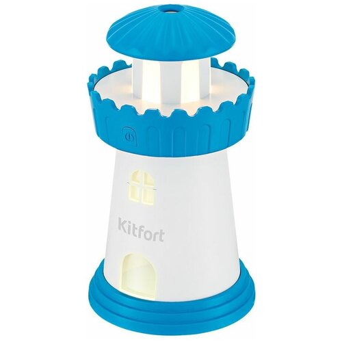 Увлажнитель воздуха ультразвуковой KitFort КТ-2864, 0.15л, белый/голубой