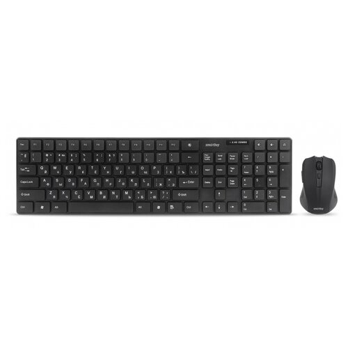 Комплект клавиатура + мышь SmartBuy 229352AG Black USB, черный