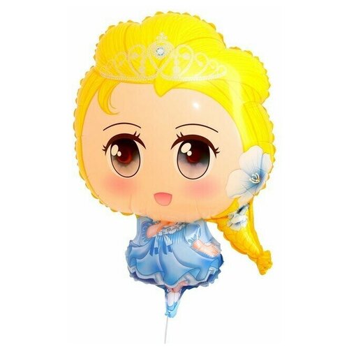 Шар фольгированный 25"Милая куколка", блондинка