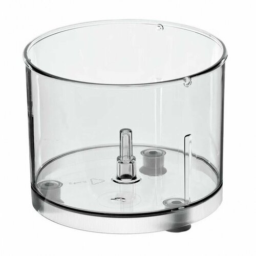 Для блендера Bosch: чаша измельчителя (450 мл.). Универсальная. Пластиковая, с резиновыми ножками. (арт.00268636)