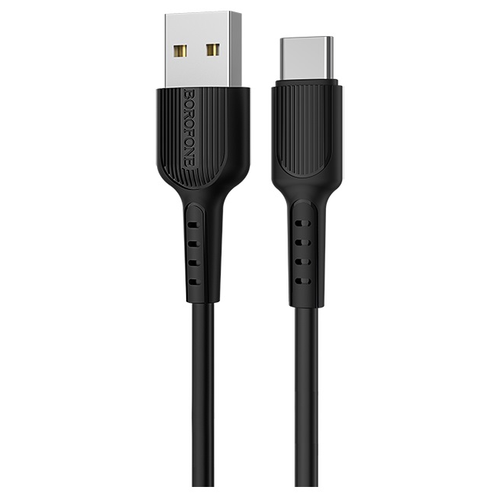 Кабель Borofone USB - USB Type-C (BX16), 1 м, 1 шт., черный