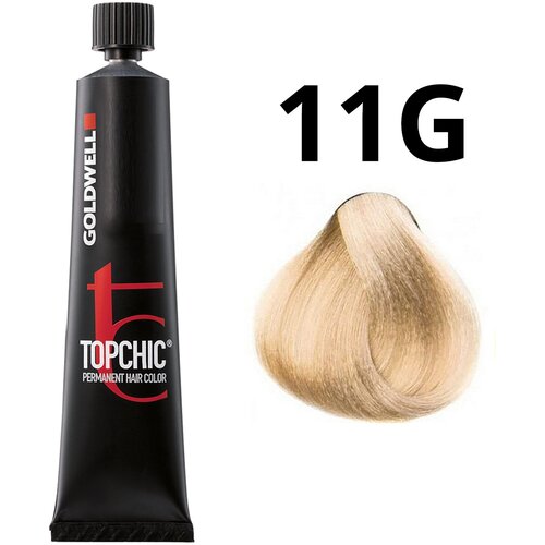 Goldwell Topchic стойкая крем-краска для волос, 11G светлый золотистый блондин, 60 мл
