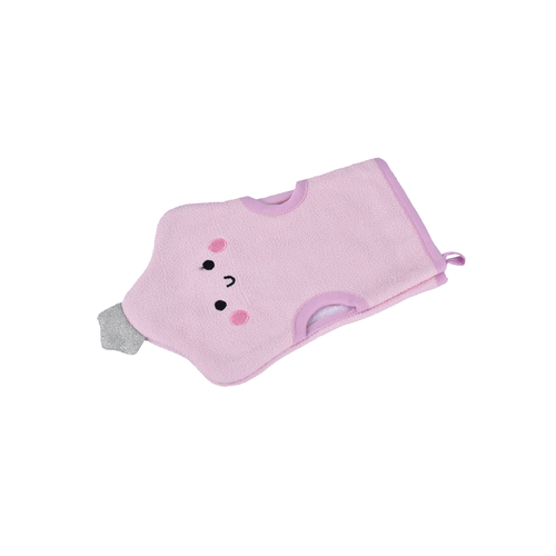 Мочалка-варежка для тела Accessories Звезда Розовая 25х15 см 1 шт