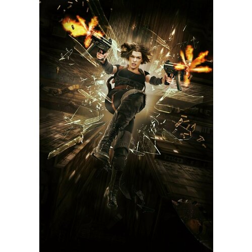 Плакат, постер на холсте Resident Evil, Обитель зла. Размер 30 х 42 см