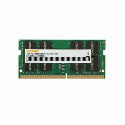 Оперативная память Digma DDR4 16Gb 3200MHz, DGMAS43200016D