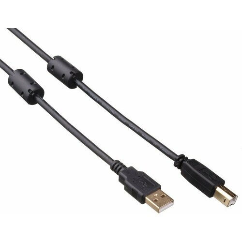 Кабель USB A (M) - USB B (M), 2м, ExeGate EX-CCF-USB2-AMBM-2.0 (EX294747RUS)