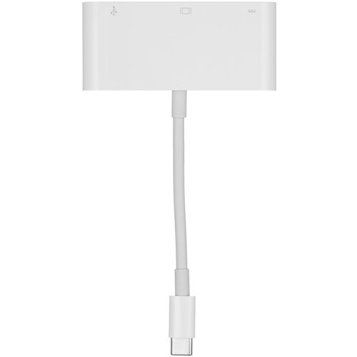 Переходник/адаптер Apple USB Type-C - USB Type-C/USB/VGA, 0.1 м, 1 шт., белый