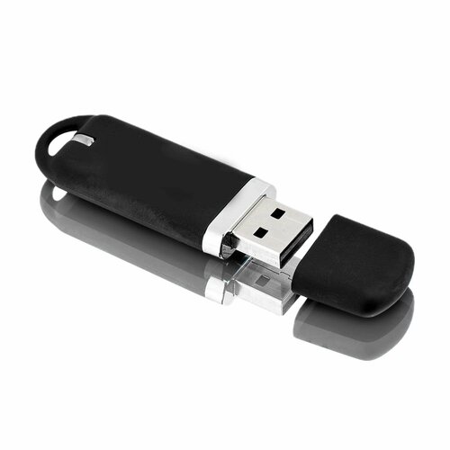 Флешка Memo, 16 ГБ, черная, USB 2.0, арт. F34 30шт