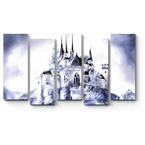 Модульная картина Фантастический сказочный замок200x116