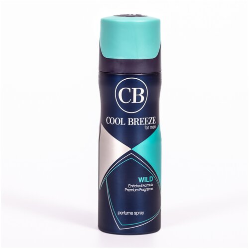 Cool Breeze Дезодорант мужской спрей парфюмированный WILD, 200мл
