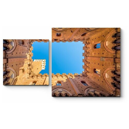 Модульная картина Башни Сиены, Италия80x48